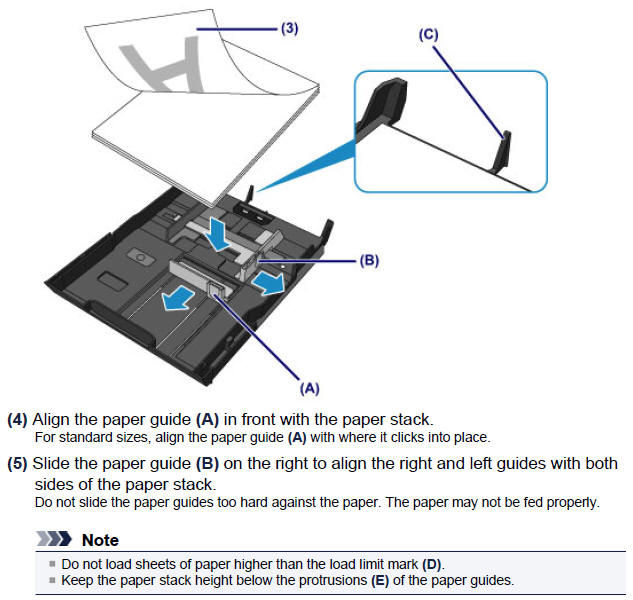 How to Load the Paper or Envelopes - MX722