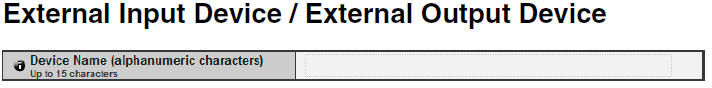 [Camera] Setting Initial Camera Settings and External Device Name