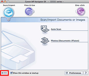 Start MP Navigator EX From a Mac