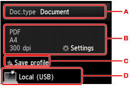 How to Scan to a Mac Computer Using the Machine's Operation Panel
