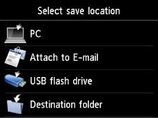 How to Scan to a Mac Computer Using the Machine's Operation Panel