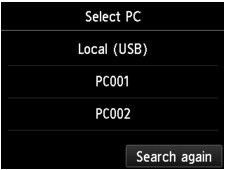 How to Scan to a Mac Computer Using the Machine's Operation Panel