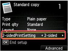 Two Sided Copying