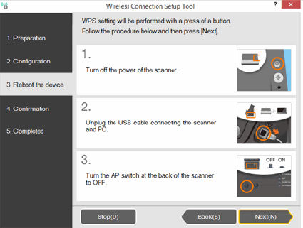 Wi-Fi Connection using the WPS Function
