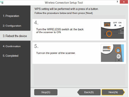 Wi-Fi Connection using the WPS Function