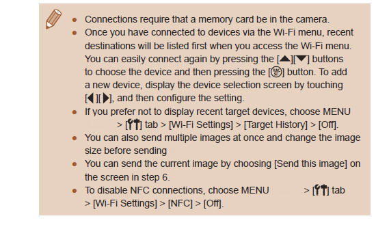 Adding a Smartphone Using the Wi-Fi Menu