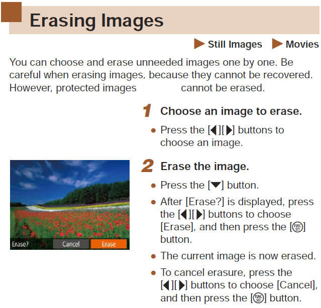 Erasing Images