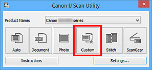 Scanning with Favorite Settings in IJ Scan Utility (Windows) - MX490 ...