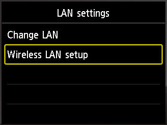 Connecting Your Printer to a Wireless LAN - Standard Setup