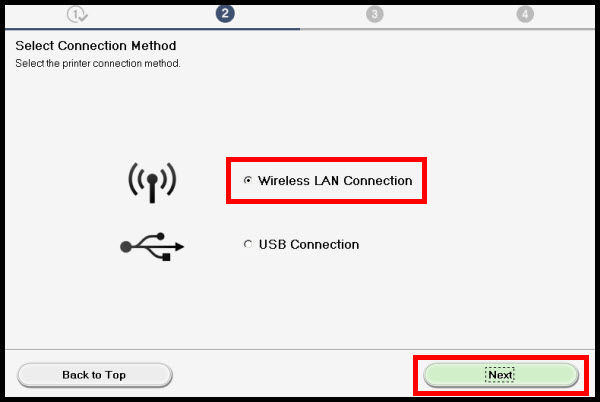 Setting up the MAXIFY iB4120 Printer for use on a Wireless LAN ...