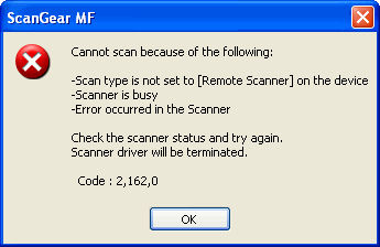 Set the machine to Remote Scanner (MF8050/MF8350)(Windows)