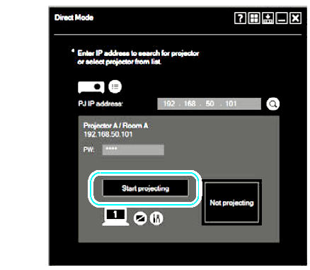 Networked Multi-Projection (NMPJ) v1.2 From Startup to Shutdown