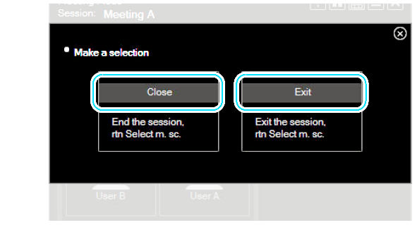 Networked Multi-Projection (NMPJ) v1.2 Using the Projector in Meeting Mode