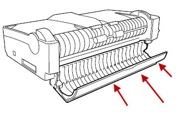 The green light on the scanner is blinking.