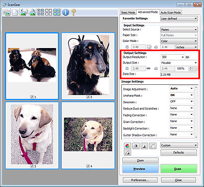 Adjust Scan Resolution and Size - LiDE 210, LiDE 220, LiDE 110, LiDE120 ...