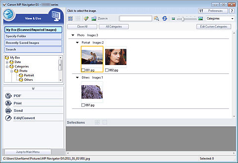 About the MP Navigator EX Scan App