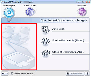 Network Scan Settings - MX432 (Windows)