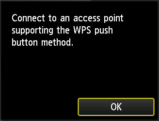 Connecting Your Printer to a Wireless LAN (WPS Push Button Setup) - MG6320