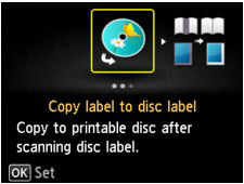 Copy an optical disc label onto a printable disc - MX922