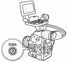 Onscreen Markers and Zebra Patterns