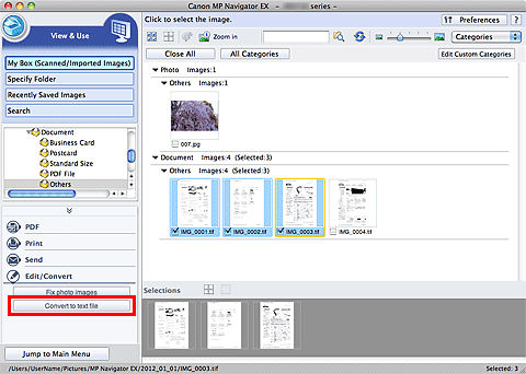 Extracting Text from Scanned Images (OCR) - MX432 (Macintosh)