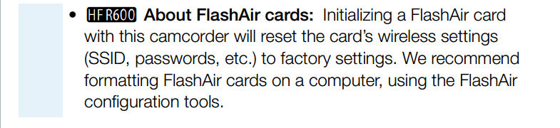 Initializing the Memory and formatting the Memory Card