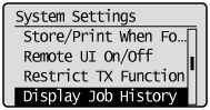 Job History is Greyed Out in the Status Monitor (MF5900 Series/D1300 ...
