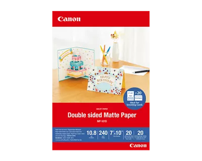 Shop Canon Double Sided Matte Photo Paper 7x10 | Canon U.S.A., Inc.