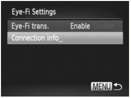 Using an Eye-Fi Card