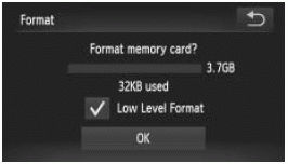 Low Level Memory Card Formatting