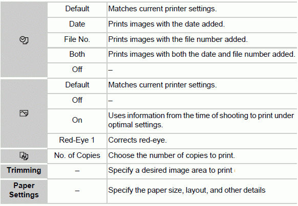 Configuring Print Settings