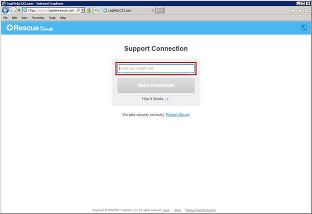 LogMeIn Rescue Instructions