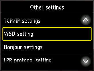 How to Enable / Disable WSD - MB2720 / MB5120 / MB5420
