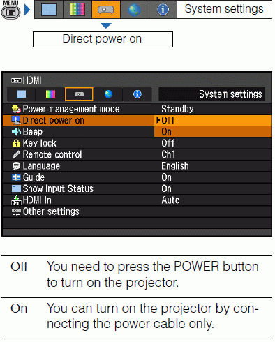 Enabling / Disabling the Beep