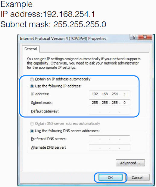 Setting an IP Address