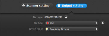 Setting the Output Mode (CaptureOnTouch)