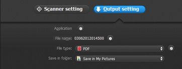 Setting the Output Mode (CaptureOnTouch)