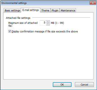 Environmental Settings (CaptureOnTouch)