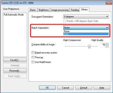 Practical examples of Special Scanning