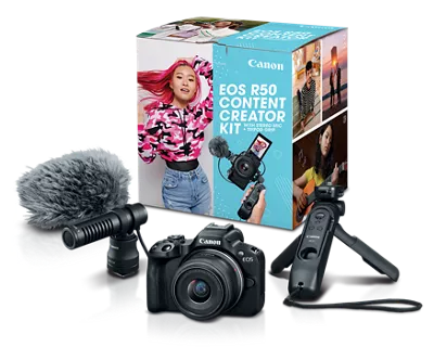 Shop Canon EOS R50 Content Creator Kit | Canon U.S.A., Inc.