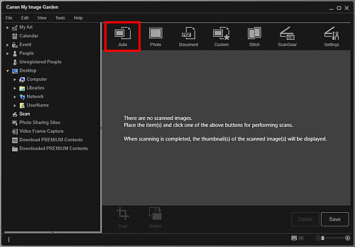 Easy Scanning with Auto Scan