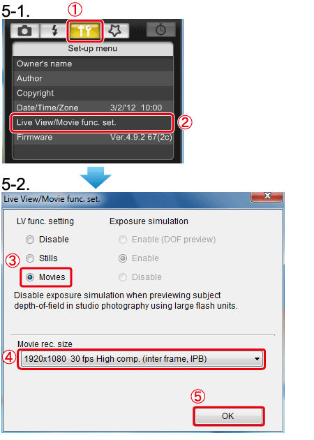 Using the Remote Live View Function in EOS Utility to Shoot Still Photos and Movies Remotely ...
