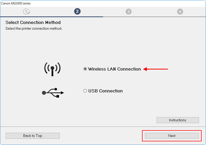 Connecting Your Printer to a Wireless LAN with a USB Cable (Windows ...