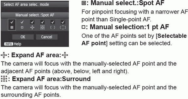 Customizing AF Functions AF2 - AF5
