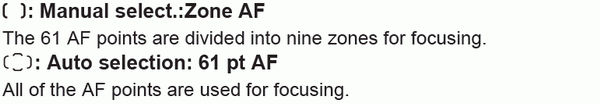 Customizing AF Functions AF2 - AF5