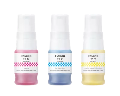 Shop Canon GI-25 CMY Ink Bottle Value Pack | Canon U.S.A., Inc.