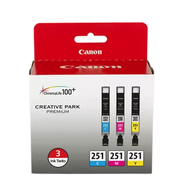 Shop Canon CLI-251 3 Color Pack | Canon U.S.A., Inc.