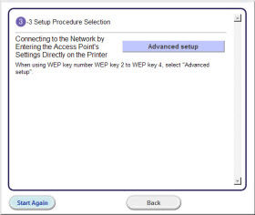 Wireless LAN setup using Advanced Setup Method (Windows) - MG5320