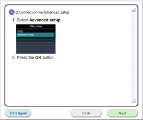 Wireless LAN setup using Advanced Setup Method (Windows) - MG5320