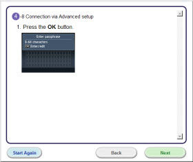 Wireless LAN setup using Advanced Setup Method (Windows) - MG5320